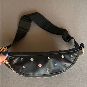 Steve Madden | Accessories | Steve Madden Rhinestone Sparkle Fanny Pac ...